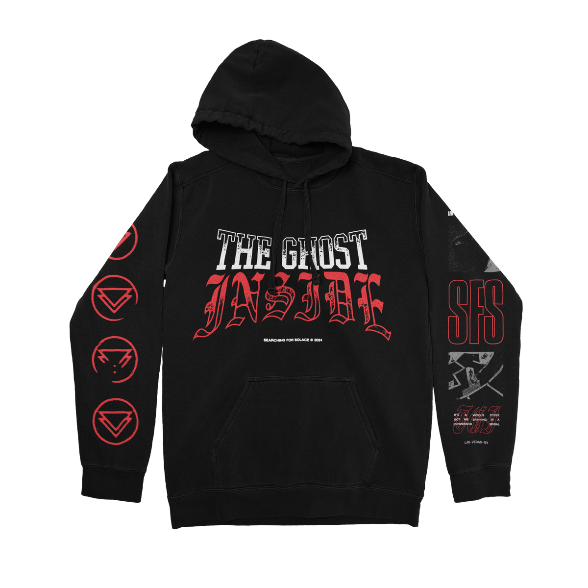 THE GHOST INSIDE - Spiral - Hoodie (ブラック） – bandstore