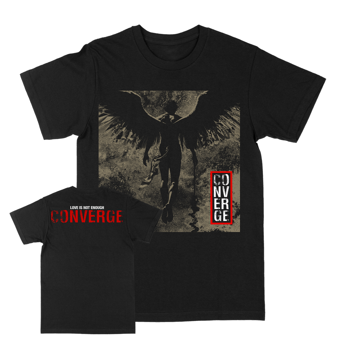 -preorder- CONVERGE - Love Is Not Enough Album T-Shirt (Black) – bandstore