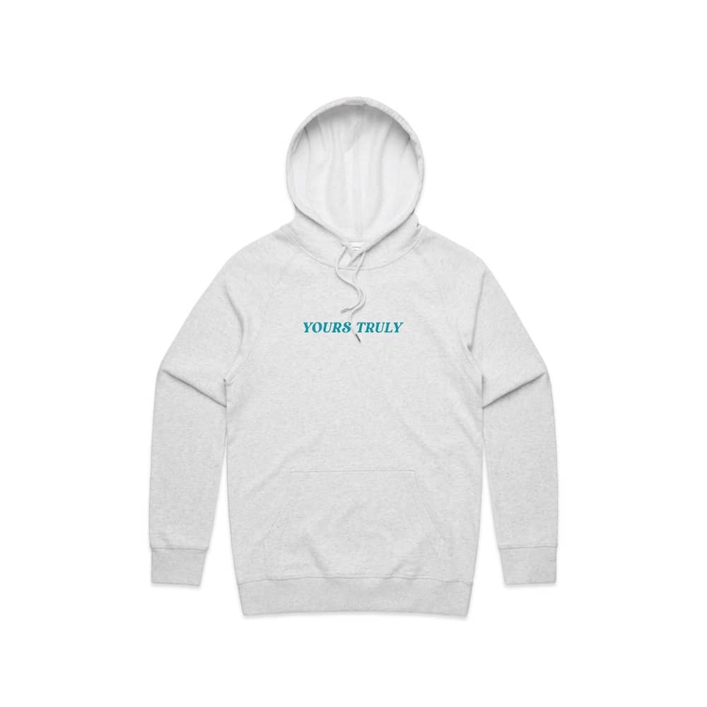Yours Truly - Logo - フーディー（ホワイト） – bandstore